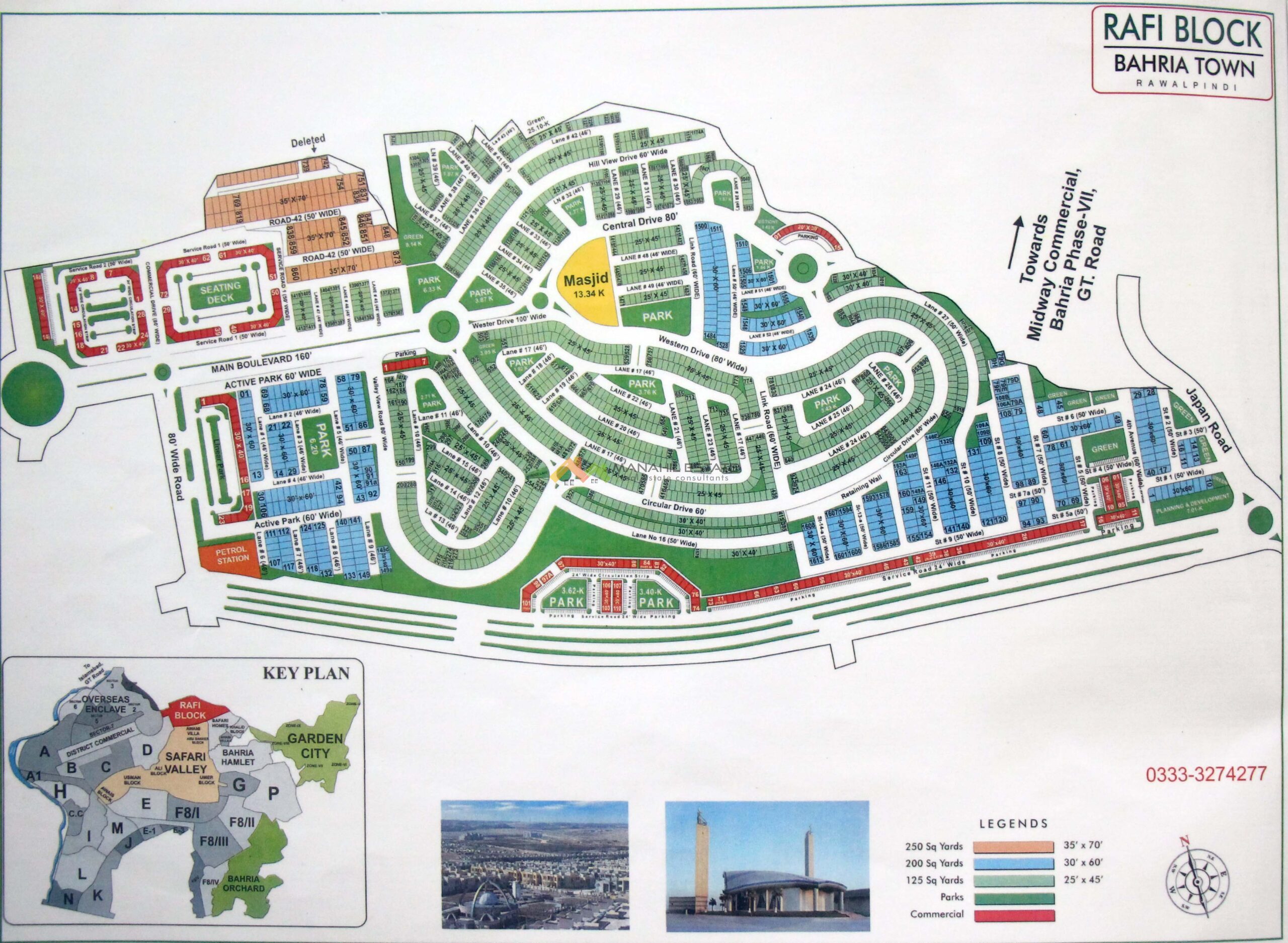 An Overview of Bahria Town Rawalpindi Phase 8 Sectors – Manahil Estate