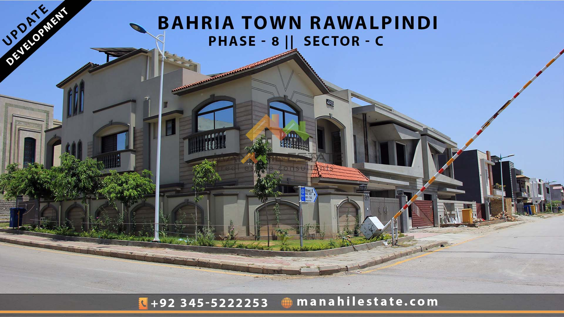 Bahria Town Phase 8 C Block - Development, Location, Map & Plot Prices