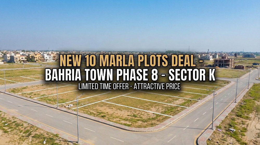 New 10 Marla Plots Deal on Installments in Bahria Town Phase 8 ...